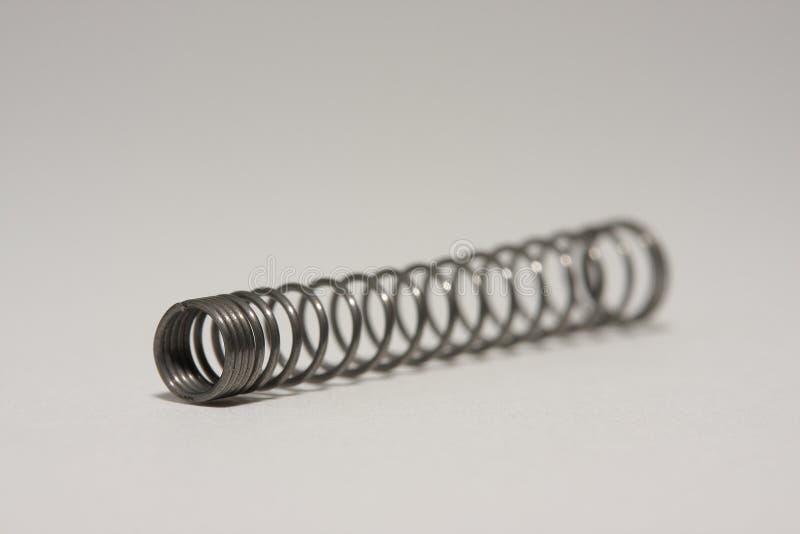 A coil spring stock image. Image of industry, flexible - 51363069
