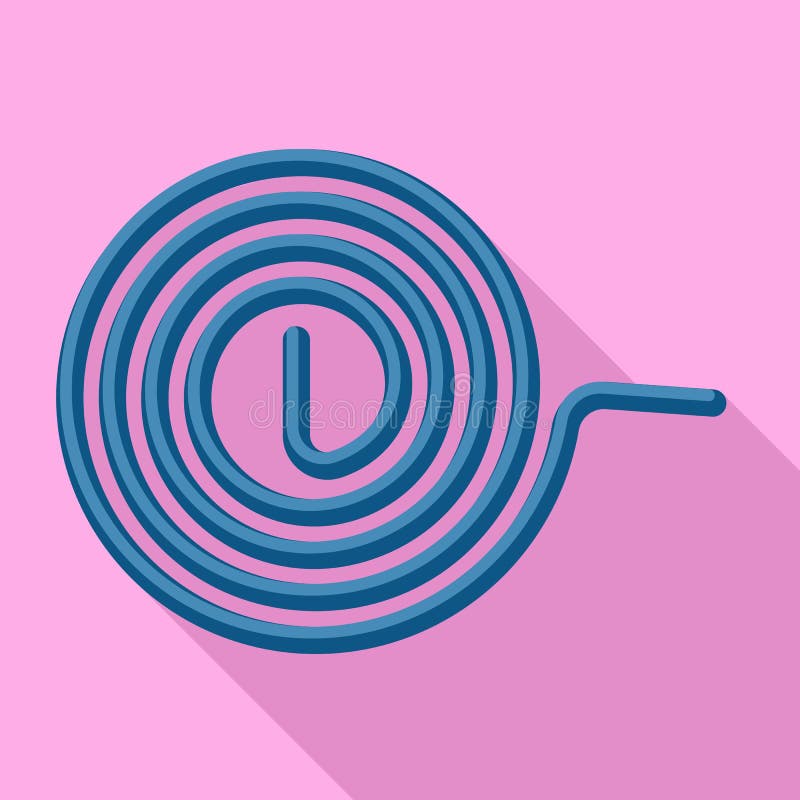 Coil Spring Flexible Cable Icon, Simple Style Stock Vector ...