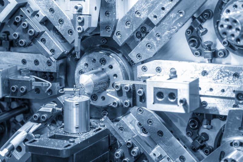 The Coil Spring Manufacturing Stock Image - Image of equipment ...