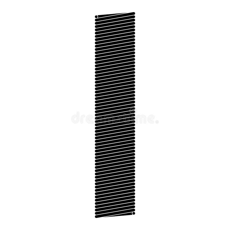 Coil Spring Steel Spring Metal Spring on White Background Stock Vector ...