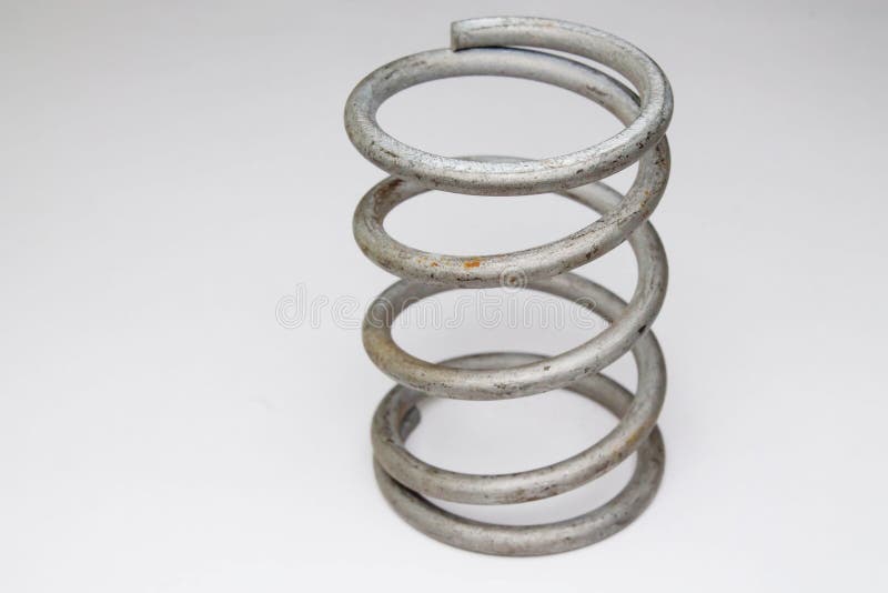Coil spring stock image. Image of industrial, absorber - 92521155