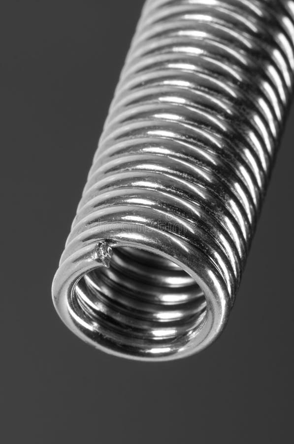 Coiled metal spring stock photo. Image of industrial - 23001276