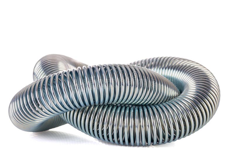 Coiled metal spring stock image. Image of rings, steel - 23001273