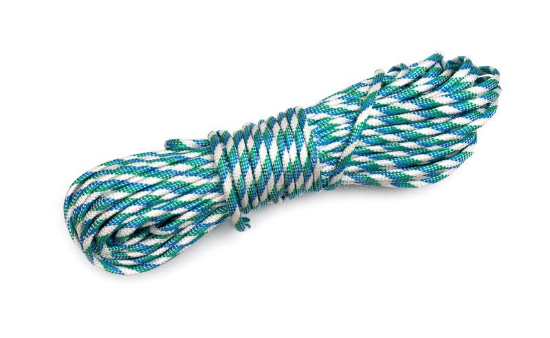 Isolated coiled rope stock image. Image of strand, coiled - 3083395