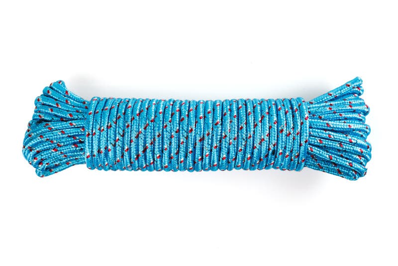 Coiled Nylon Rope . Used To Hold or Dry Things Stock Image - Image of ...
