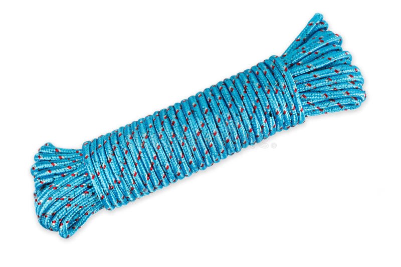 Coiled Nylon Rope . Used To Hold or Dry Things Stock Image - Image of ...