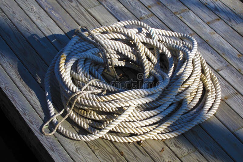 Big rope stock image. Image of thread, obsolete, boats - 25664875