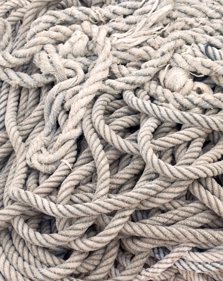 Coiled Rope stock image. Image of twisted, paving, piled - 75195211