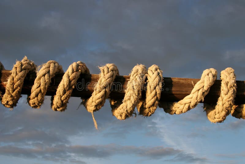 Coiled Rope stock image. Image of twisted, paving, piled - 75195211