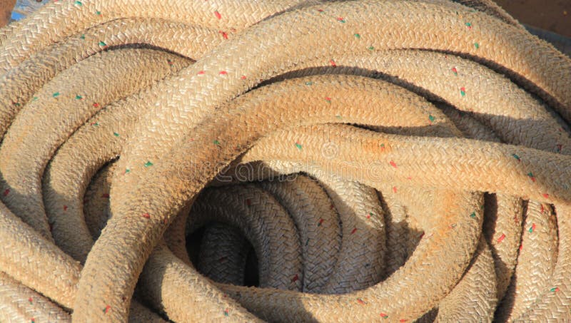 Coiled rope stock photo. Image of cord, coiled, cable - 58921634