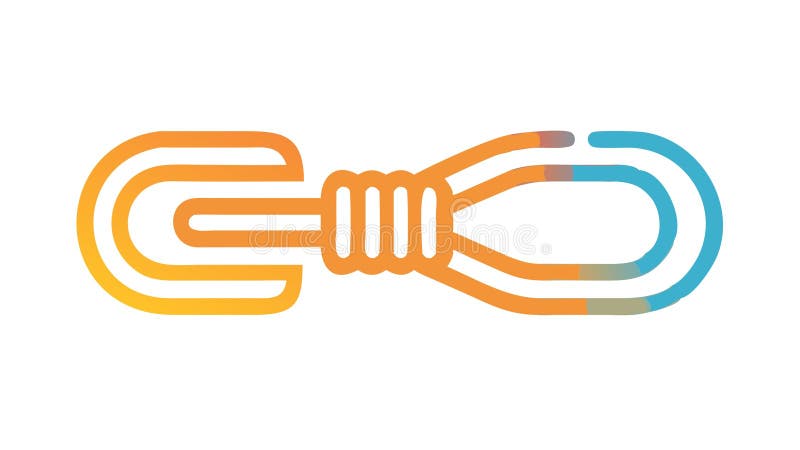 Coiled Rope Icon for Strength, Security, and Utility Functions, Vector ...