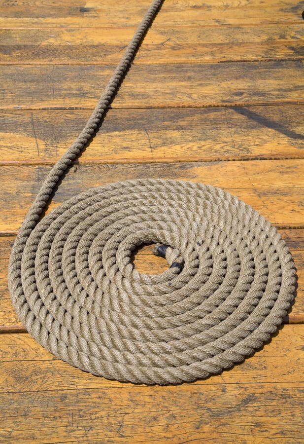 Coiled Rope stock image. Image of twisted, paving, piled - 75195211