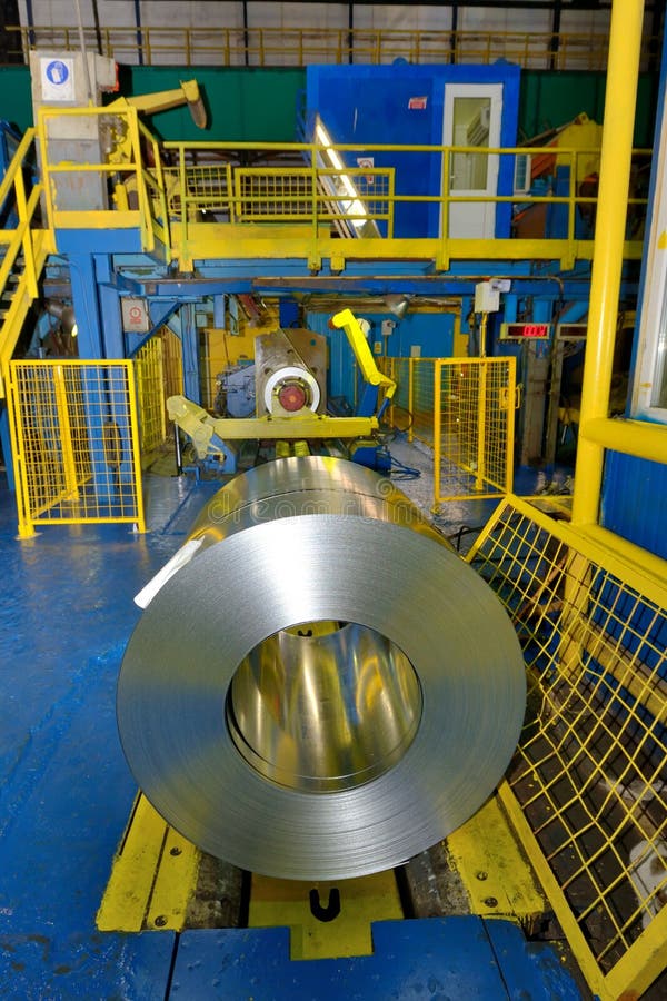 Production sheets of steel stock photo. Image of galati - 47321388