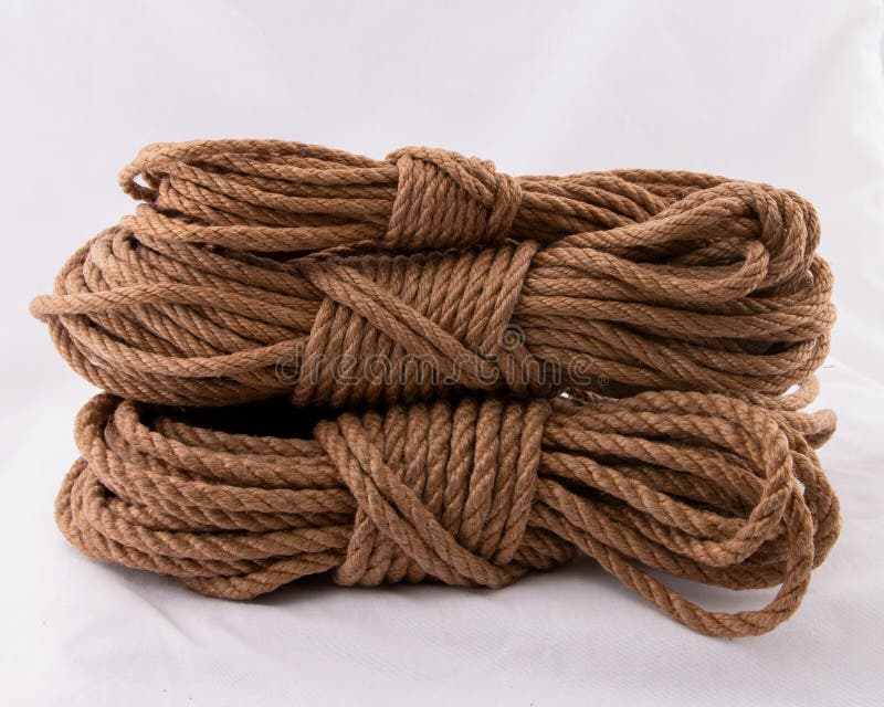 Coiling Rope Starting with Ends and Bight Locked with Tuck Under Wraps ...