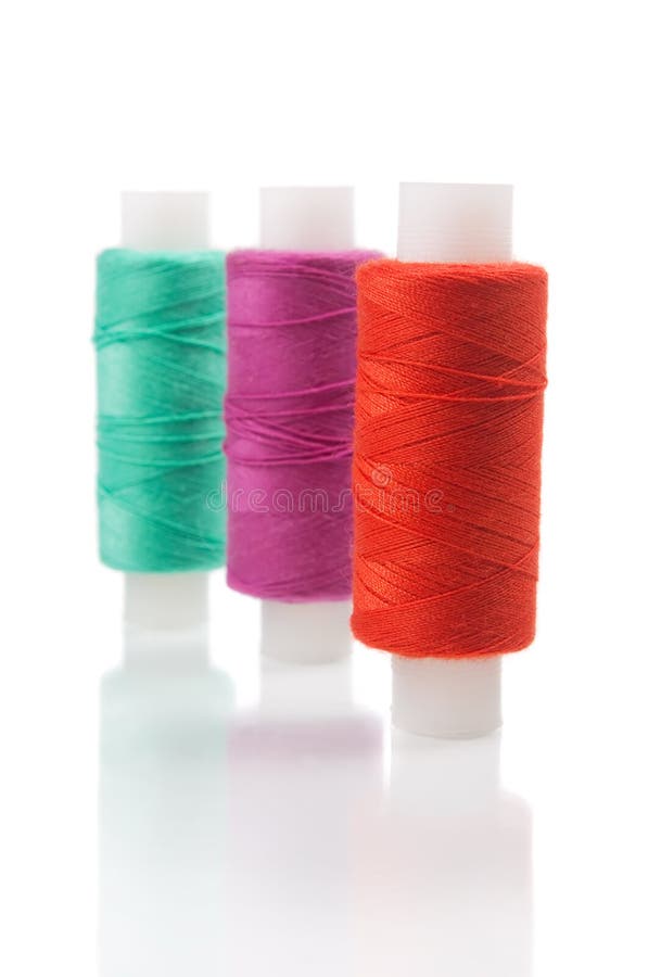 Coils of threads stock photo. Image of isolated, closeup - 14476948