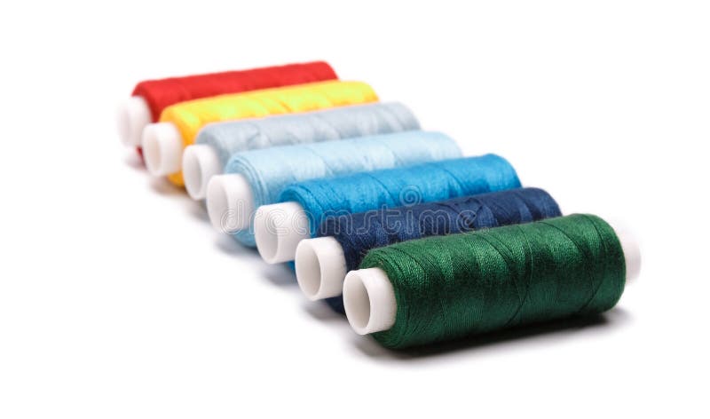 Coils with threads stock image. Image of needlecraft - 51622447