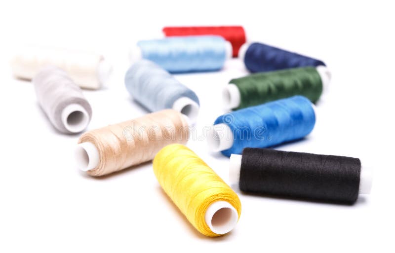 Coils with threads stock photo. Image of needlecraft - 60165990