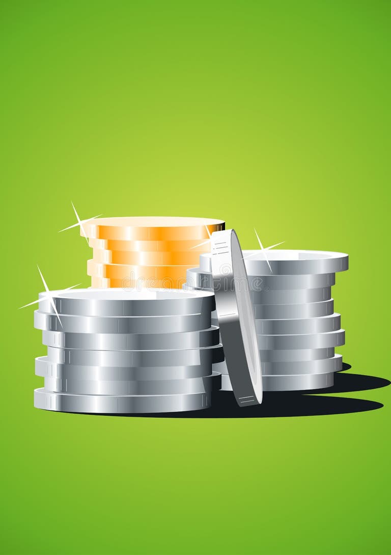 Silver Coin Drawing Stock Illustrations – 1,168 Silver Coin Drawing ...