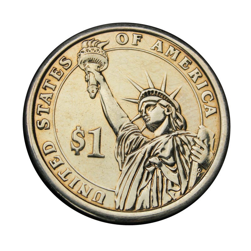 Quarter coin stock image. Image of shine, america, money - 5266741