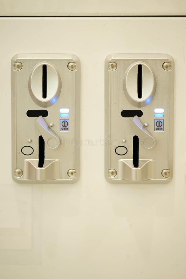 Coin Box Cutter Machine for Business. Stock Photo - Image of vending ...