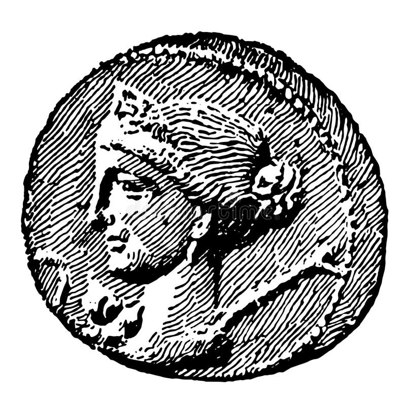 Julius Caesar Coin Drawing
