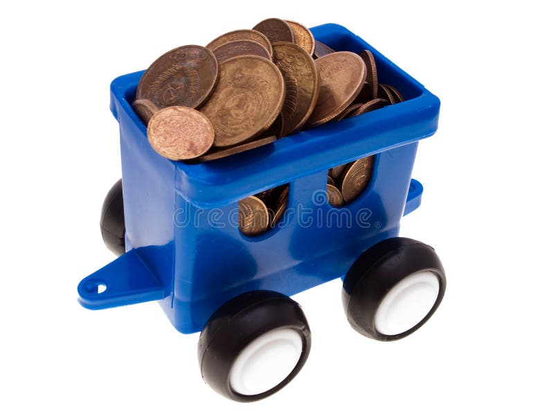 Coin car stock photo. Image of investment, financial - 10899638