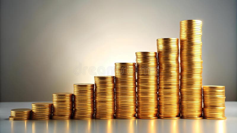 Coin Cascade: a Visual Representation of Financial Growth Generative AI ...