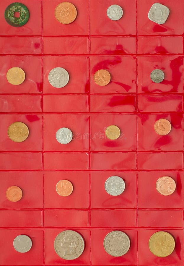 Coin collection stock photo. Image of objects, wealth - 24196672