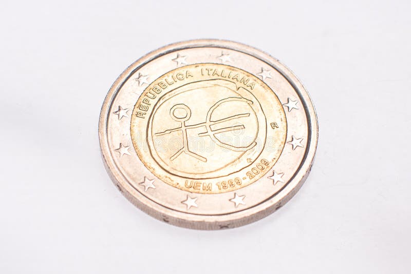 A Coin Collection of 2 Euro Commemorative Coins Stock Image - Image of ...