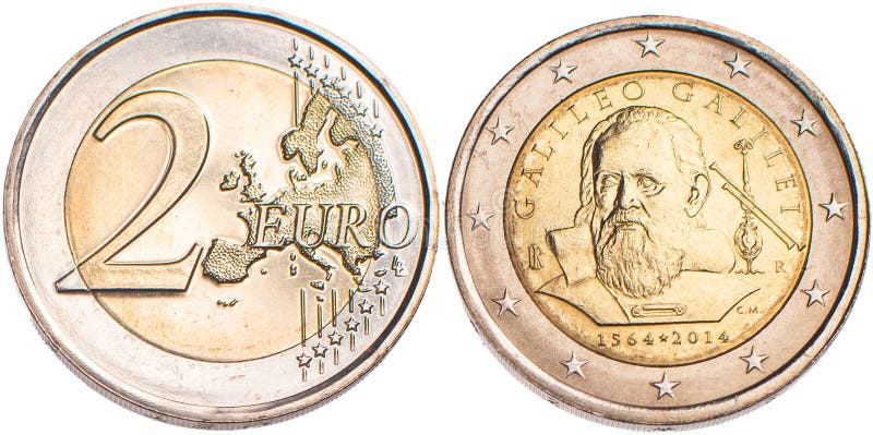 A Coin Collection of 2 Euro Commemorative Coins Stock Image - Image of ...
