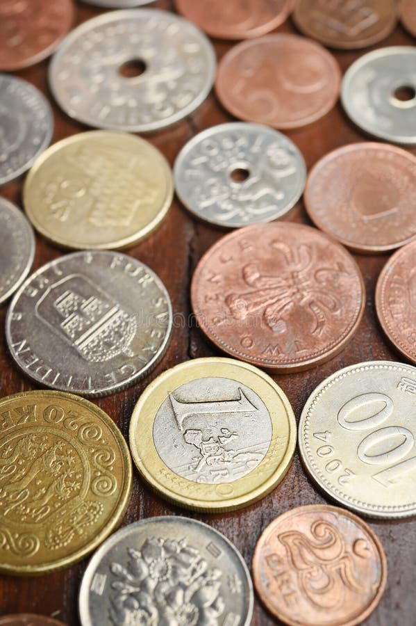 Coin Collection with Old Coins Editorial Photography - Image of copper ...