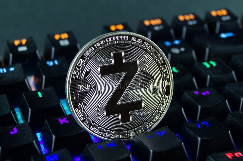 Coin Cryptocurrency IOTA Close-up of the Colour-coded Keyboard Stock ...