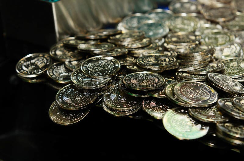 Coin Drop stock image. Image of exchange, payment, change - 43553101