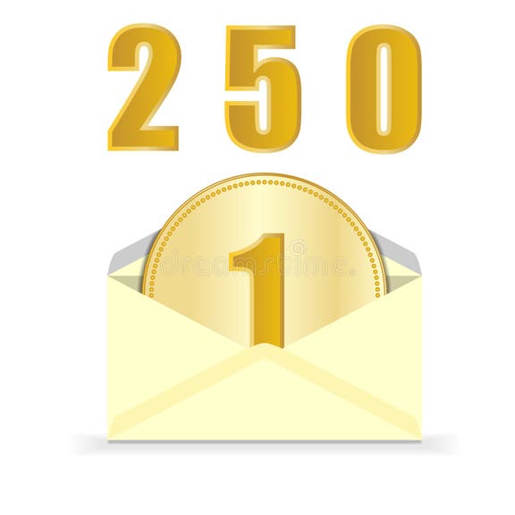 Coin envelope stock vector. Illustration of donation - 41703339