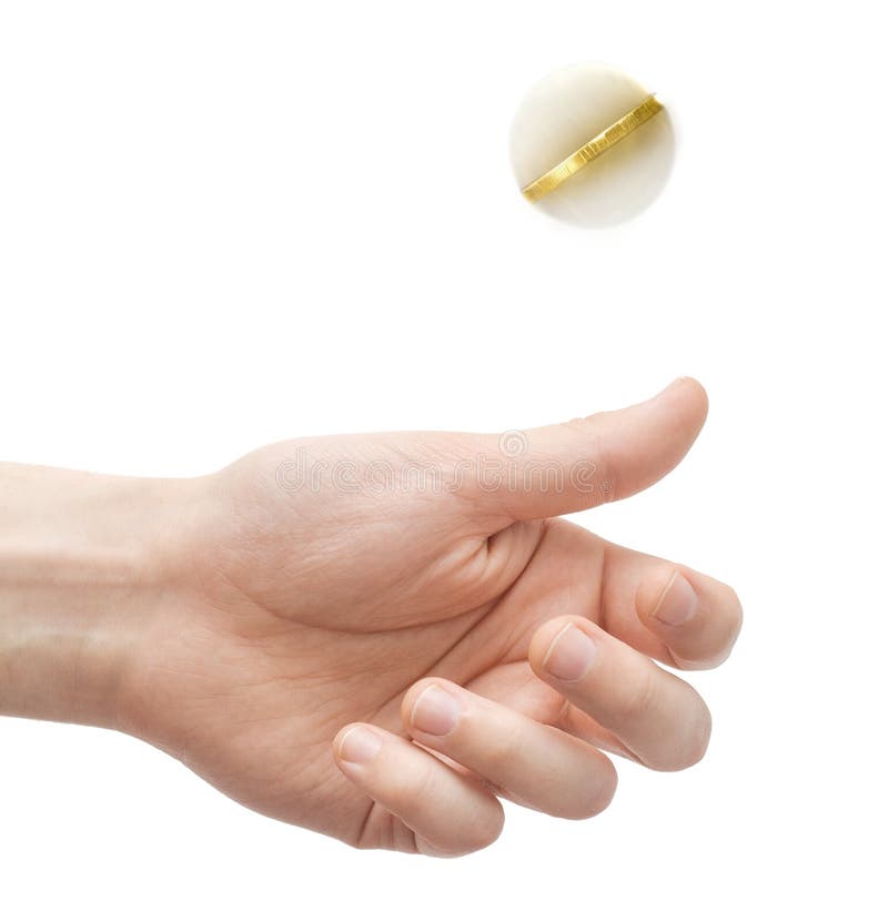 Coin flip stock photo. Image of gold, gambling, decisions - 66775970