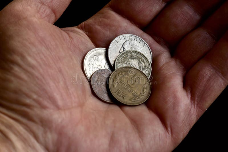 Coin hands stock image. Image of give, asking, rink, soft - 63868271