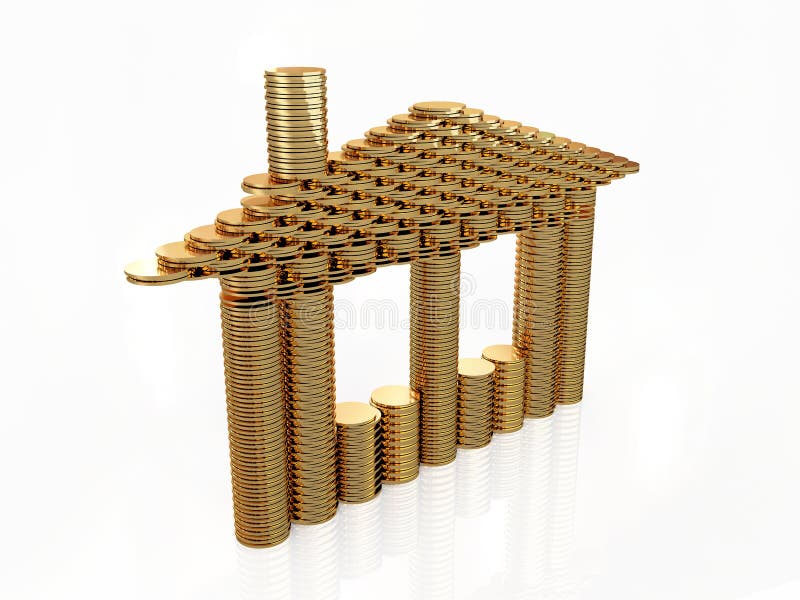 Coin-house stock photo. Image of lodging, commerce, construction - 3595770