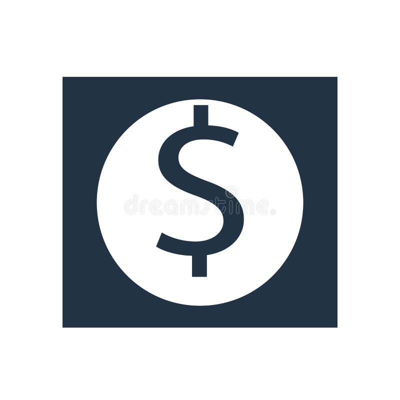 Coin Icon Vector Isolated on White Background, Coin Sign Stock Vector ...