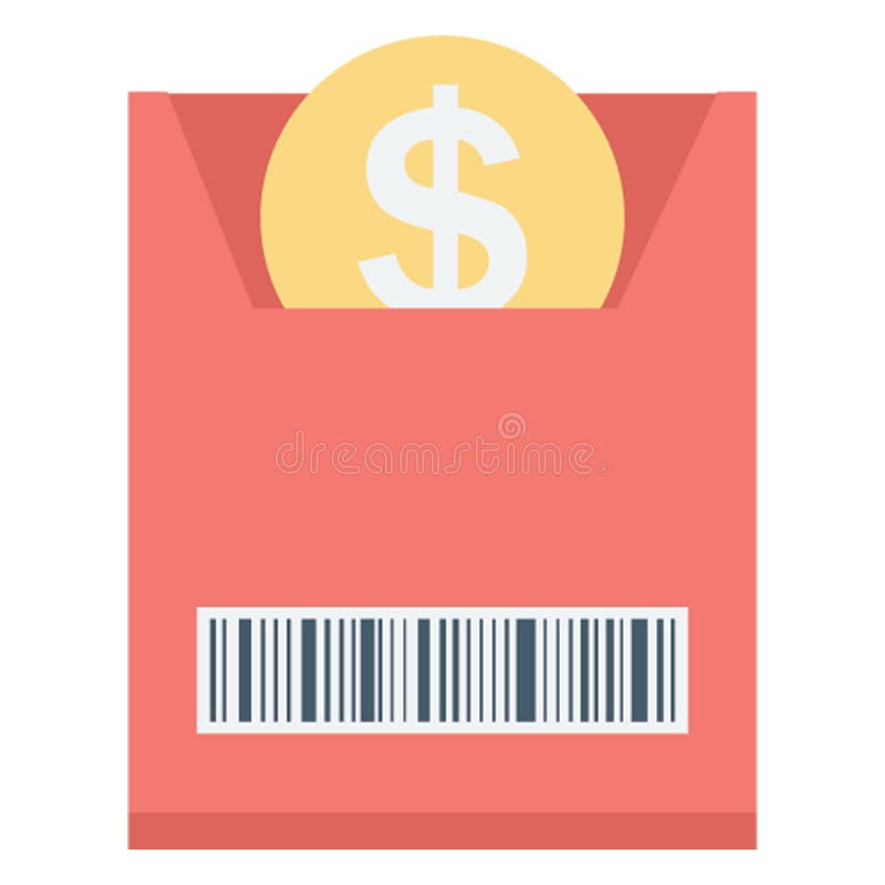 Coin Insert Color Vector Icon Which Can Easily Modify or Edit Stock ...