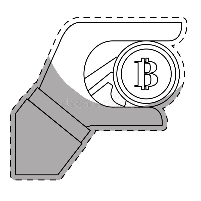 Coin with Letter B Money Related Icon Image Stock Illustration ...