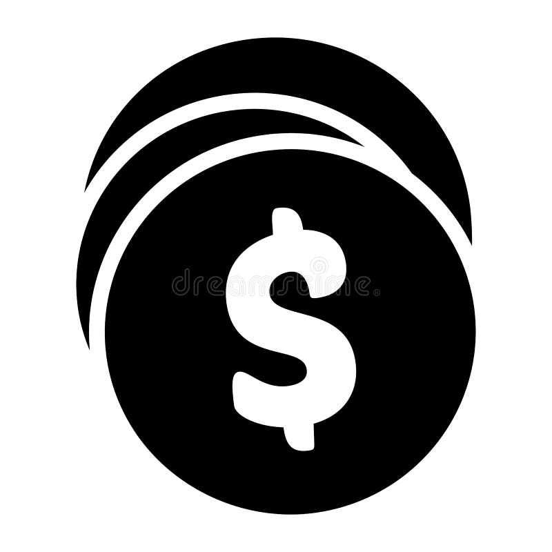 Coin Money Chart Icon Blue Vector Isolated Stock Vector - Illustration ...