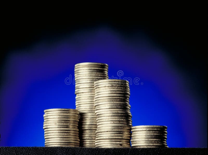 Coin money stock image. Image of save, financial, blue - 54099155