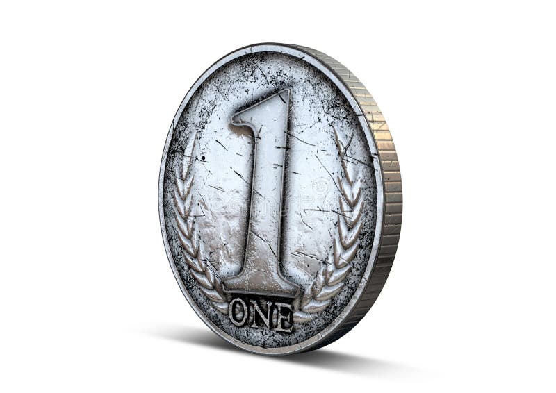 Coin Number One Stack stock photo. Image of cash, growth - 66081506