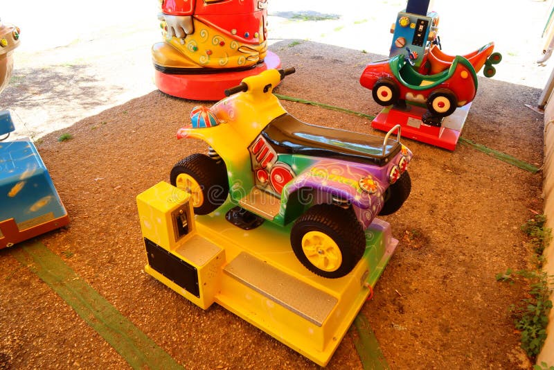 Coin Operated Amusement Kiddie Rides Editorial Stock Image - Image of ...