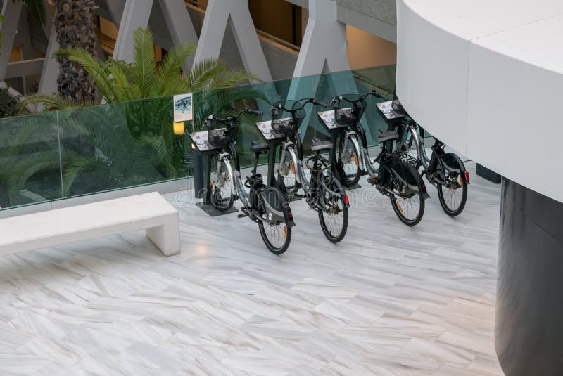 Coin-operated Bicycle Rental Editorial Photography - Image of bikes ...