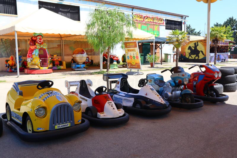 Coin Operated Amusement Kiddie Rides Editorial Stock Photo - Image of ...