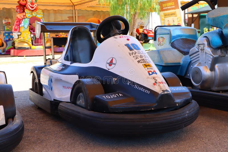Coin Operated Bumper Car Kiddie Ride Editorial Photography - Image of ...