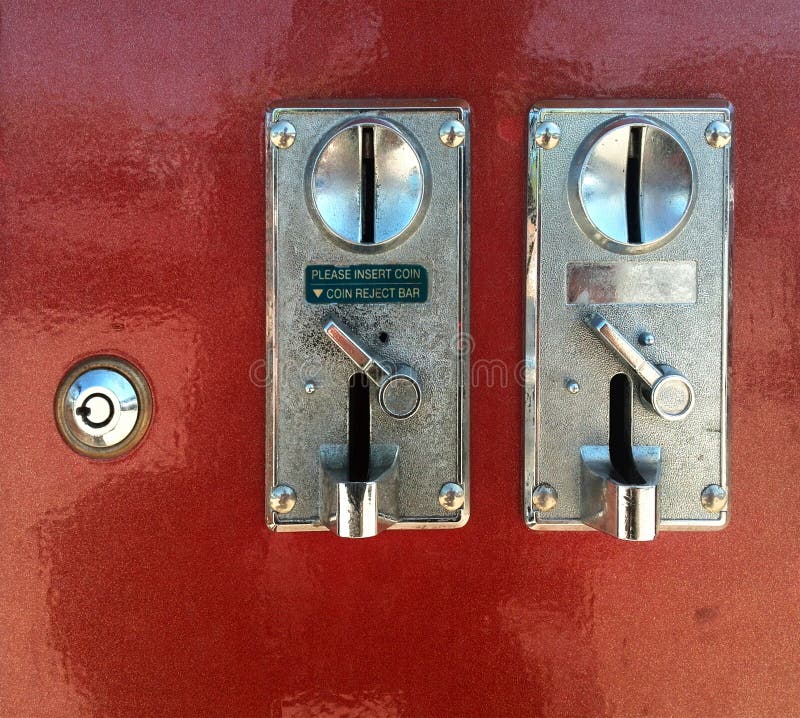 Coin Return Slot on Arcade Game Stock Photo - Image of game, slot: 64510544