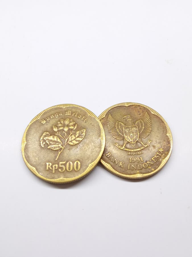 Coin rupiah copper 500 stock photo. Image of coin, money - 264923160