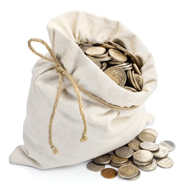 Coin Sack stock illustration. Illustration of business - 357392159